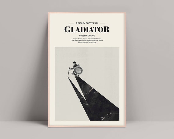 Gladiator Movie Poster Russell Crowe Joaquin Phoenix Ridley | Etsy