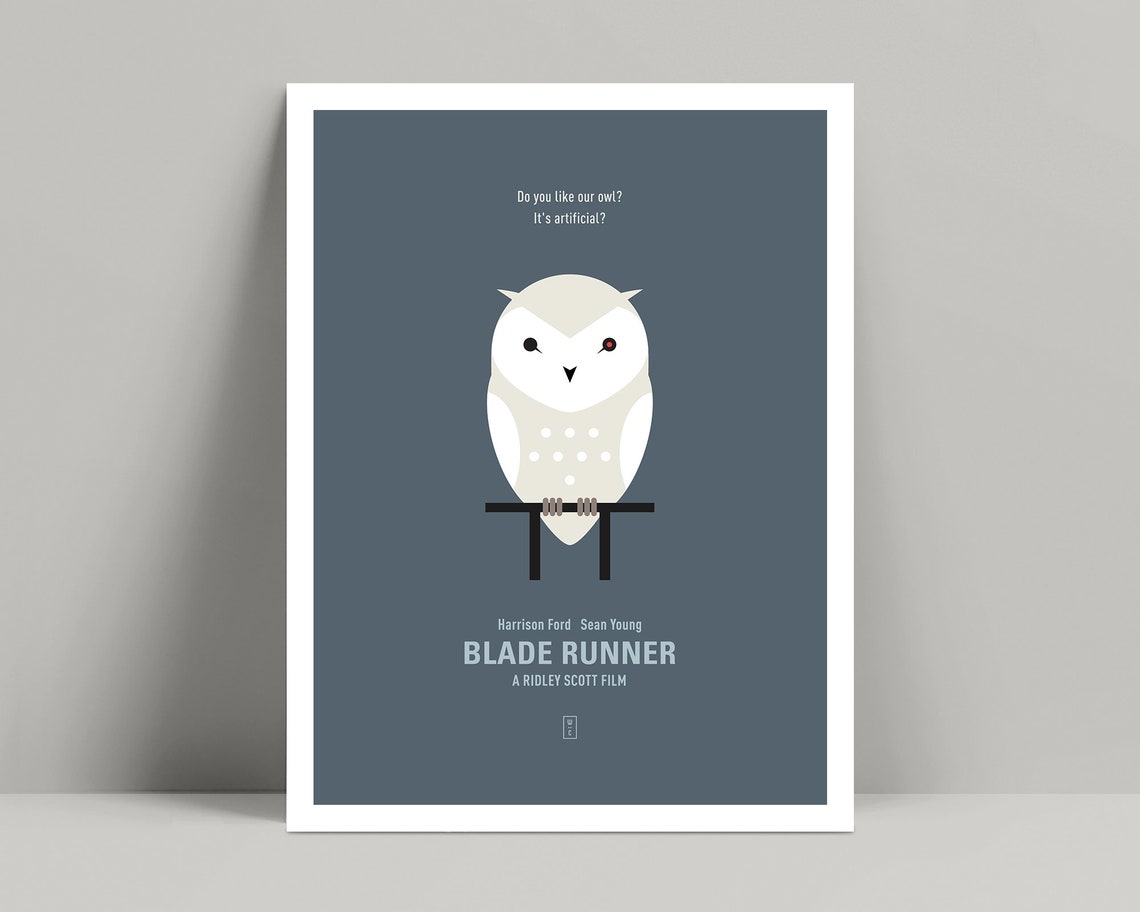 Blade Runner Minimalist Poster Blade Runner Poster - Etsy