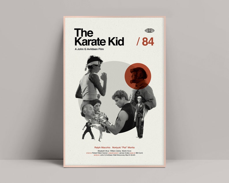 The Karate Kid Minimalist Poster Karate Kid Poster Cobra - Etsy