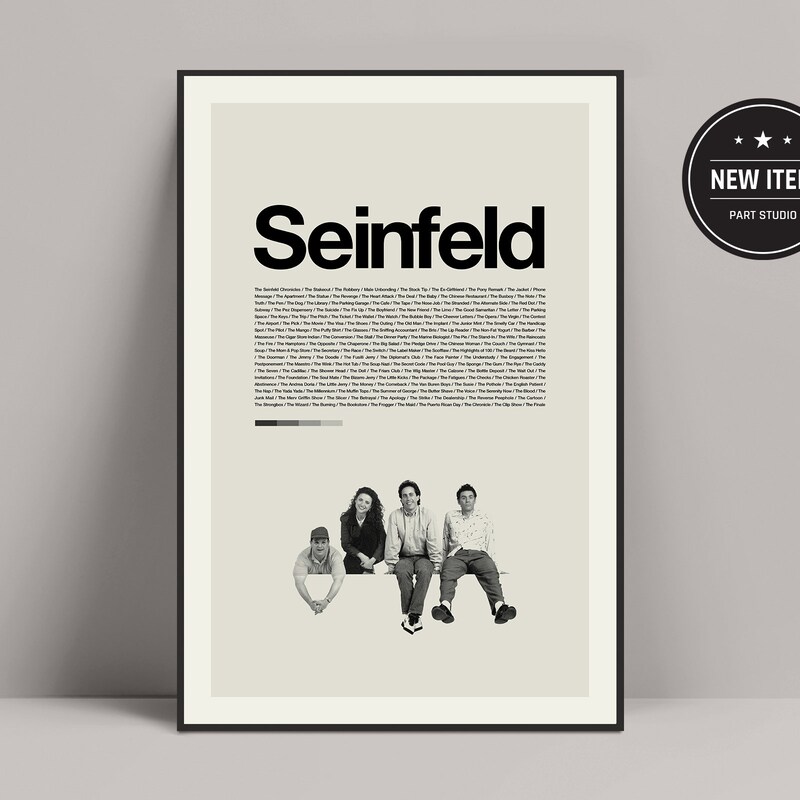 Costanza Poster - Etsy