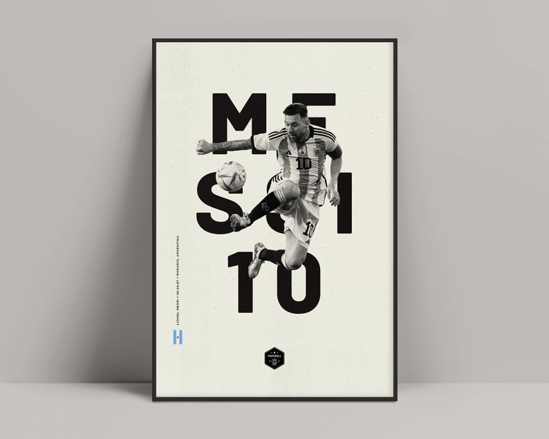 Lionel Messi Poster Minimalist Poster Messi Poster Lionel - Etsy