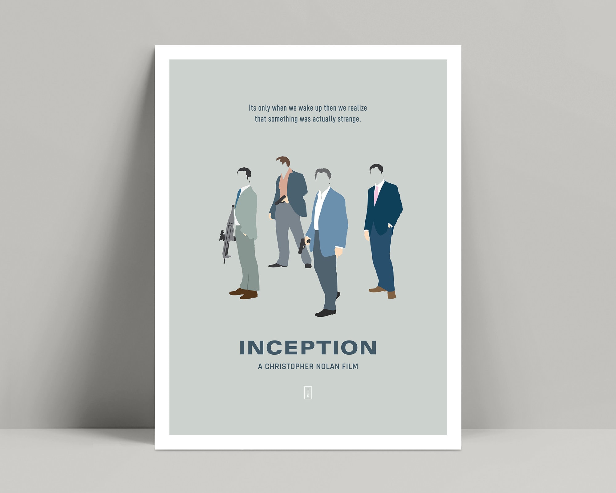 Inception Vintage Art Print Instant Download Retro-Modern Wall Art ...