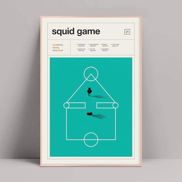 Squids Game Poster - Etsy