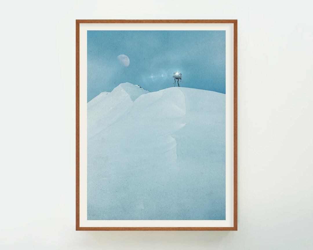 The Empire Strikes Back Poster, Star Wars Textless Poster, Star Wars, A ...