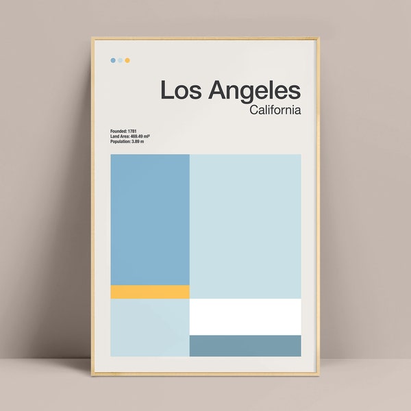 Los Angeles Poster - Etsy