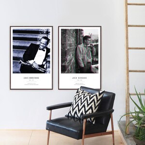 Louis Armstrong Print, Louis Armstrong Poster, Louis Armstrong, Louis ...
