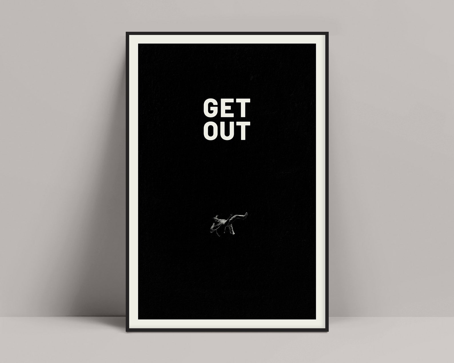 Get Out Poster Minimalist Poster Get Out Movie Jordan - Etsy