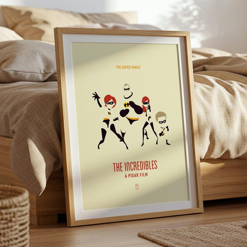 Incredibles Film Poster - Etsy UK