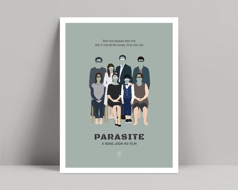 Parasite Minimalist Poster Parasite Poster Bong Joog-ho - Etsy