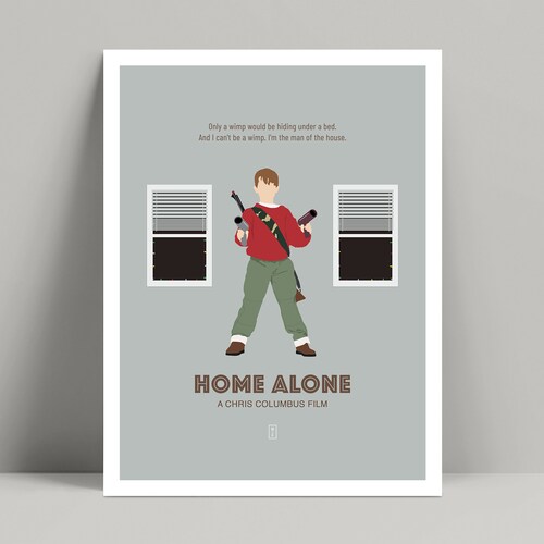 Home Alone Minimalist Poster John Hughes Movies Minimalist - Etsy