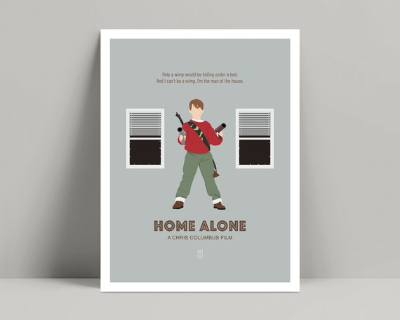 Home Alone Minimalist Poster John Hughes Movies Minimalist | Etsy