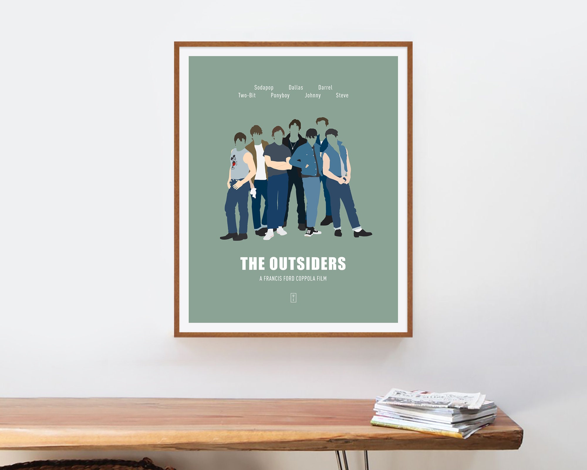 The Outsiders Minimalist Poster the Outsiders Movie Diane - Etsy