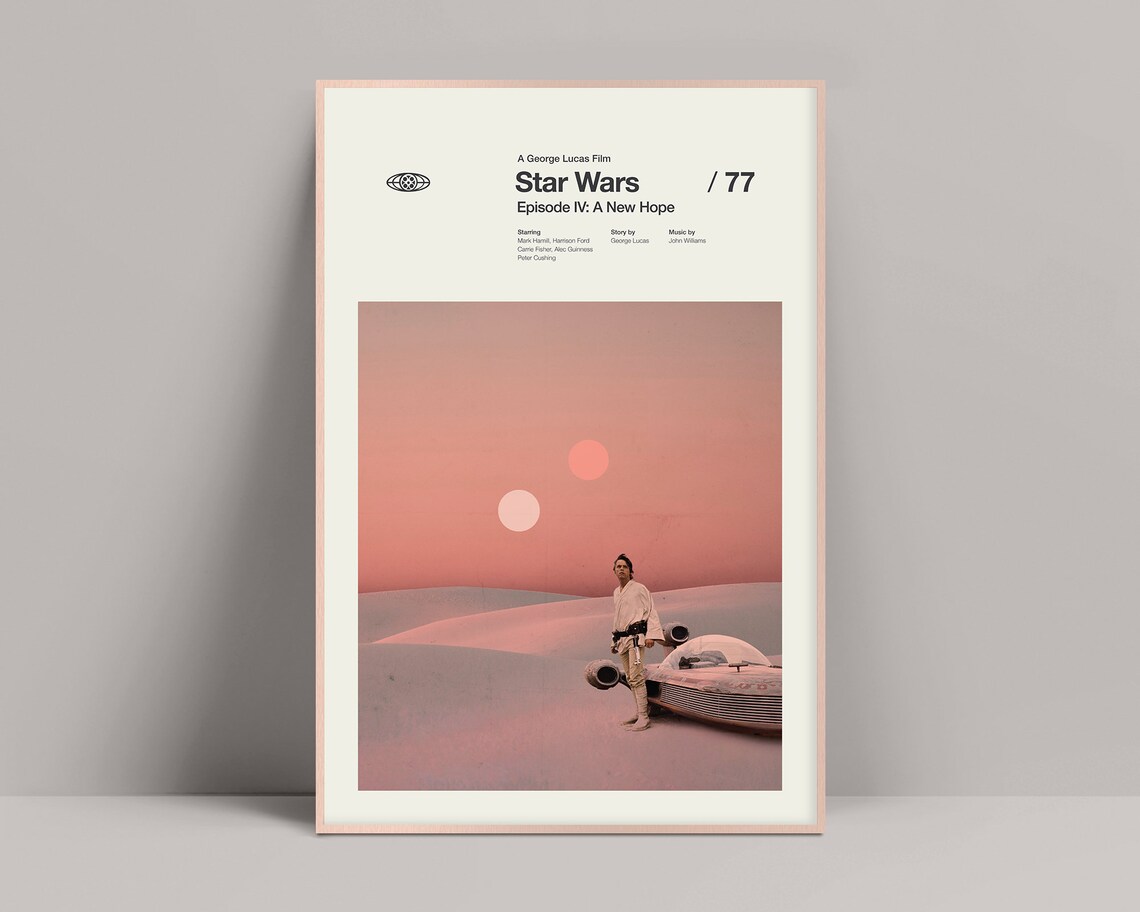 Star Wars Poster Set Minimalist Poster Star Wars Poster A - Etsy