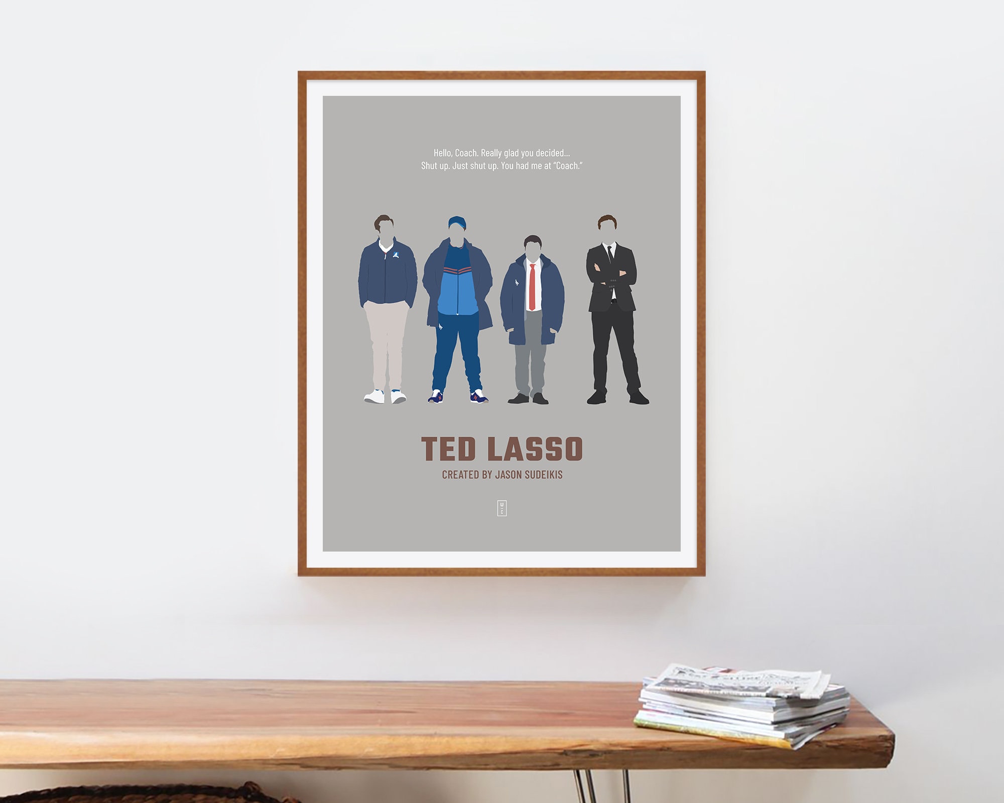 Ted Lasso Minimalist Poster