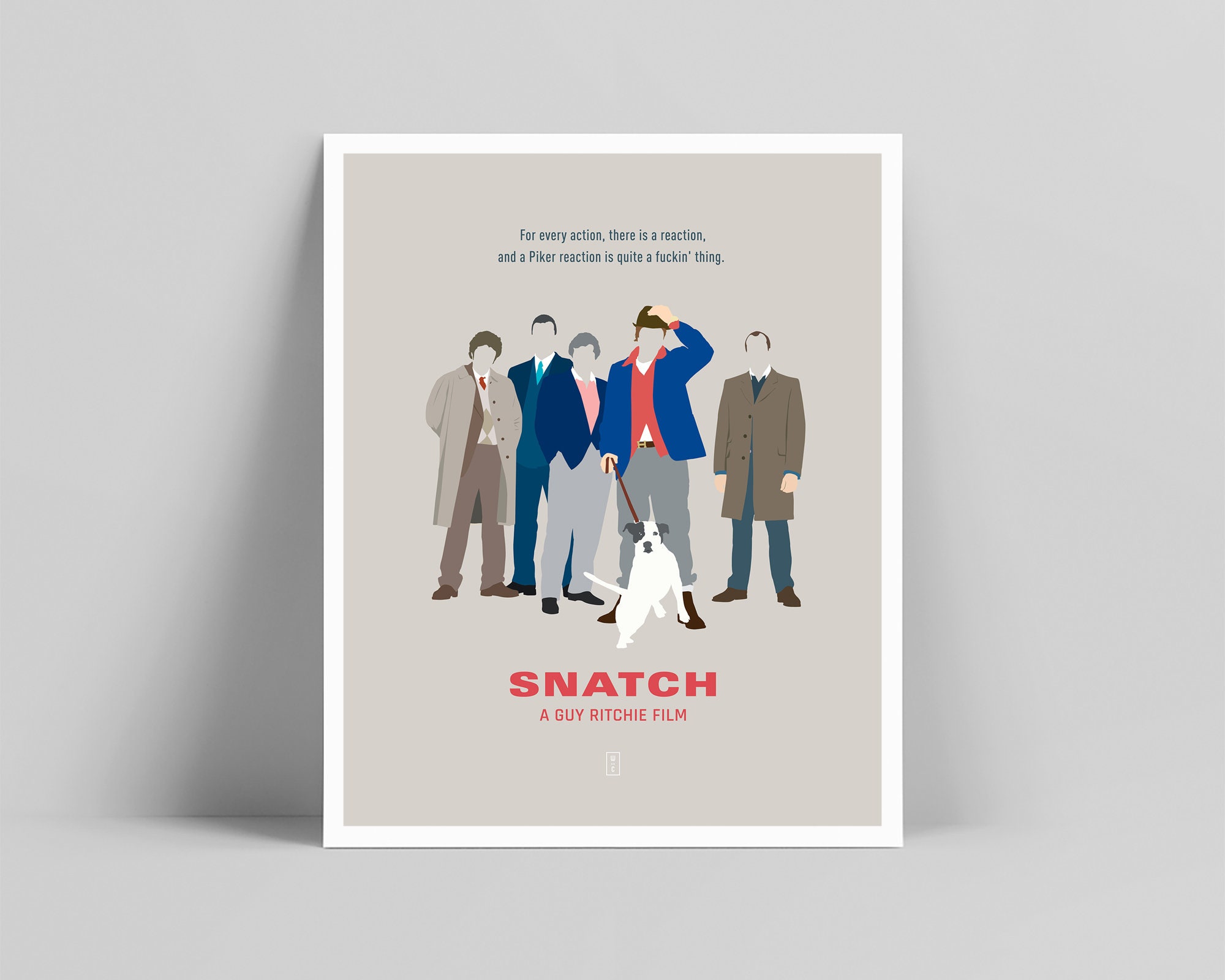 Snatch Movie Minimalist Poster Snatch Movie Poster Jason | Etsy
