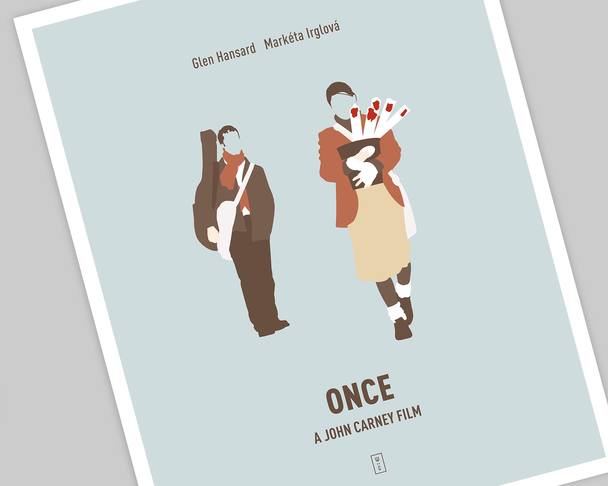 John Carney Posters Minimalist Poster Once Movie Poster - Etsy