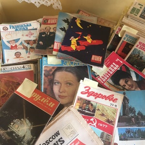 Soviet Magazines 1950s-80s, 9 Most Popular Ussr Magazines, Moscow News ...