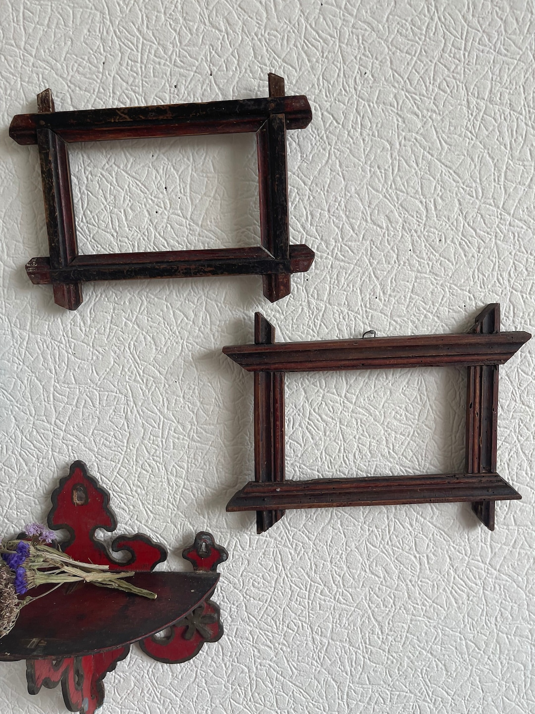 2 Antique Wooden Picture Frames Photo Frames for Antique Pictures ...