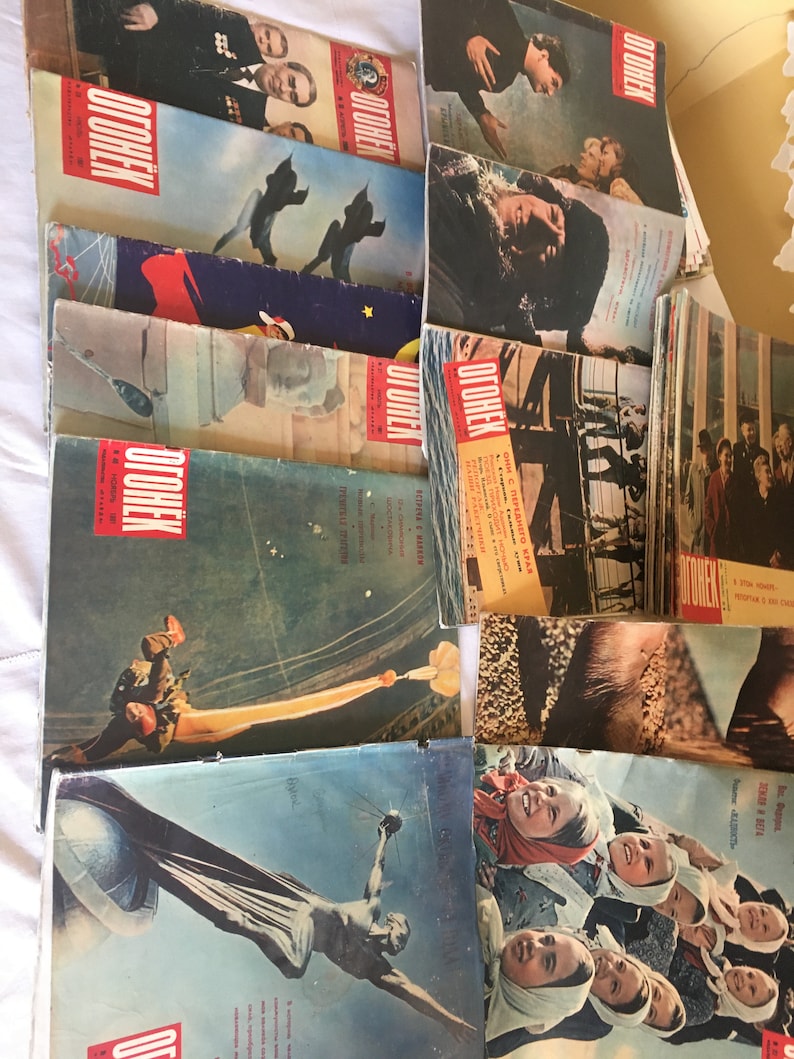 Soviet Magazines 1950s-80s 9 Most Popular Ussr Magazines - Etsy