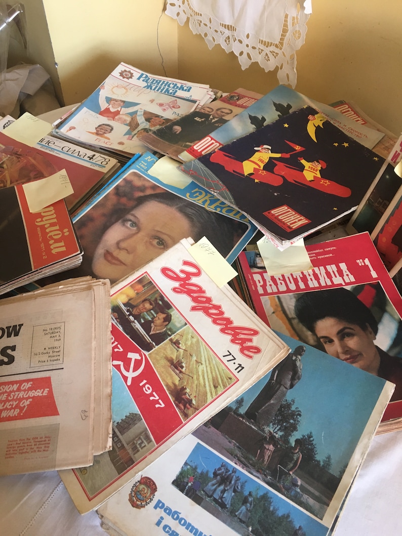 Soviet Magazines 1950s-80s 9 Most Popular Ussr Magazines - Etsy