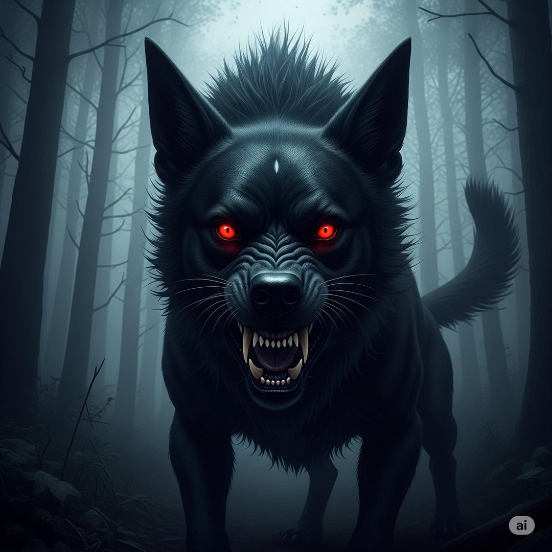 Hellhound Spirit Companion - Etsy