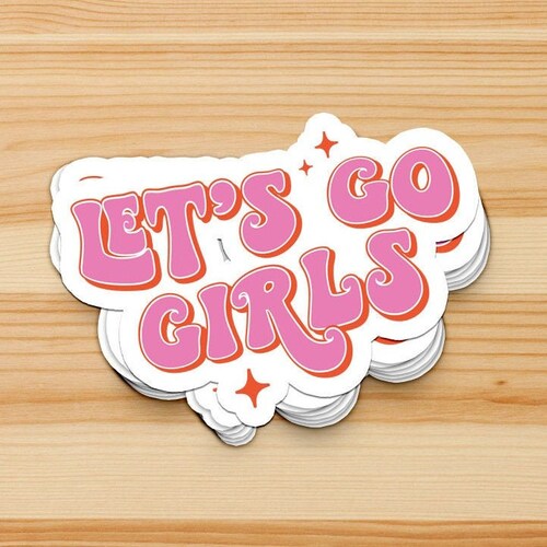 Let's Go Girls Vinyl Sticker Decal Shania Twain Man I - Etsy