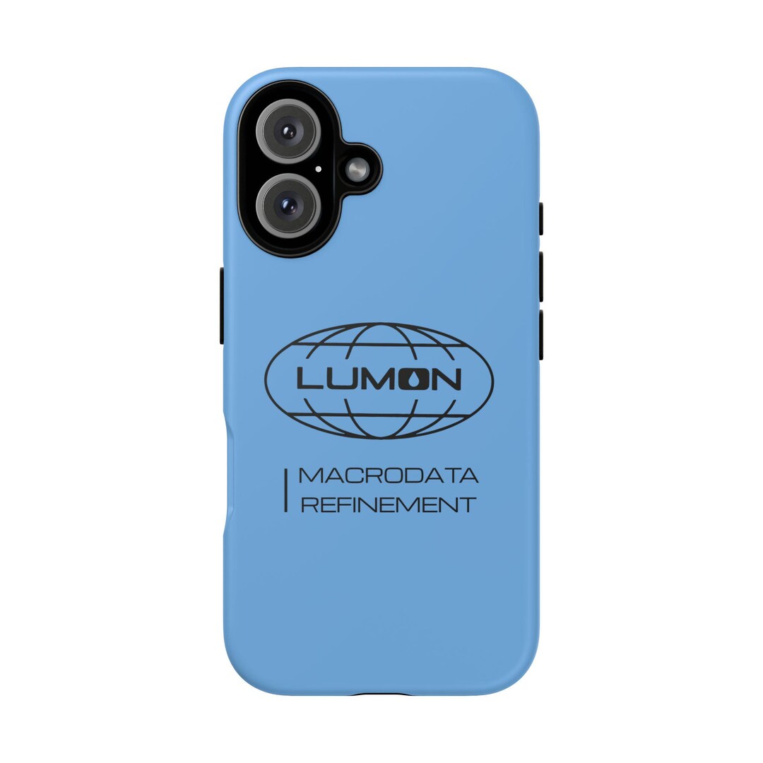 Severance Inspired iPhone Tough Case, Lumon Logo Macrodata Refinement Department, Phone Cover ...