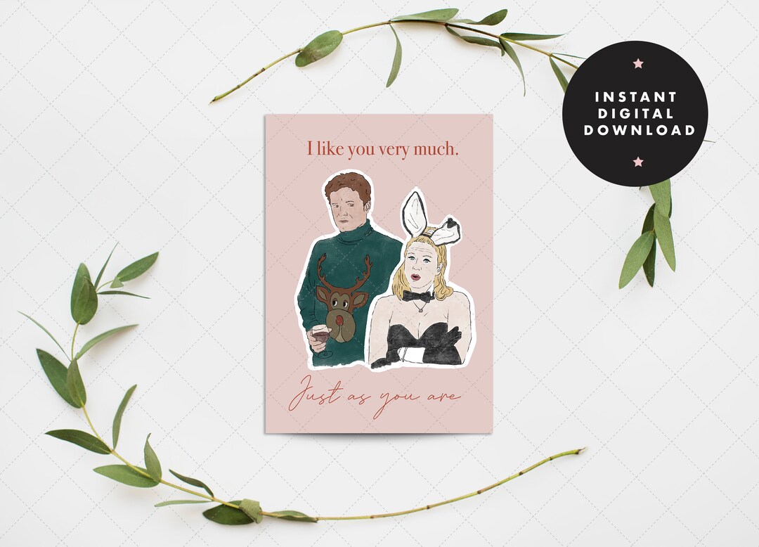 Digital Greeting Card, Bridget Jones Card, Anniversary Gifts, Digital ...