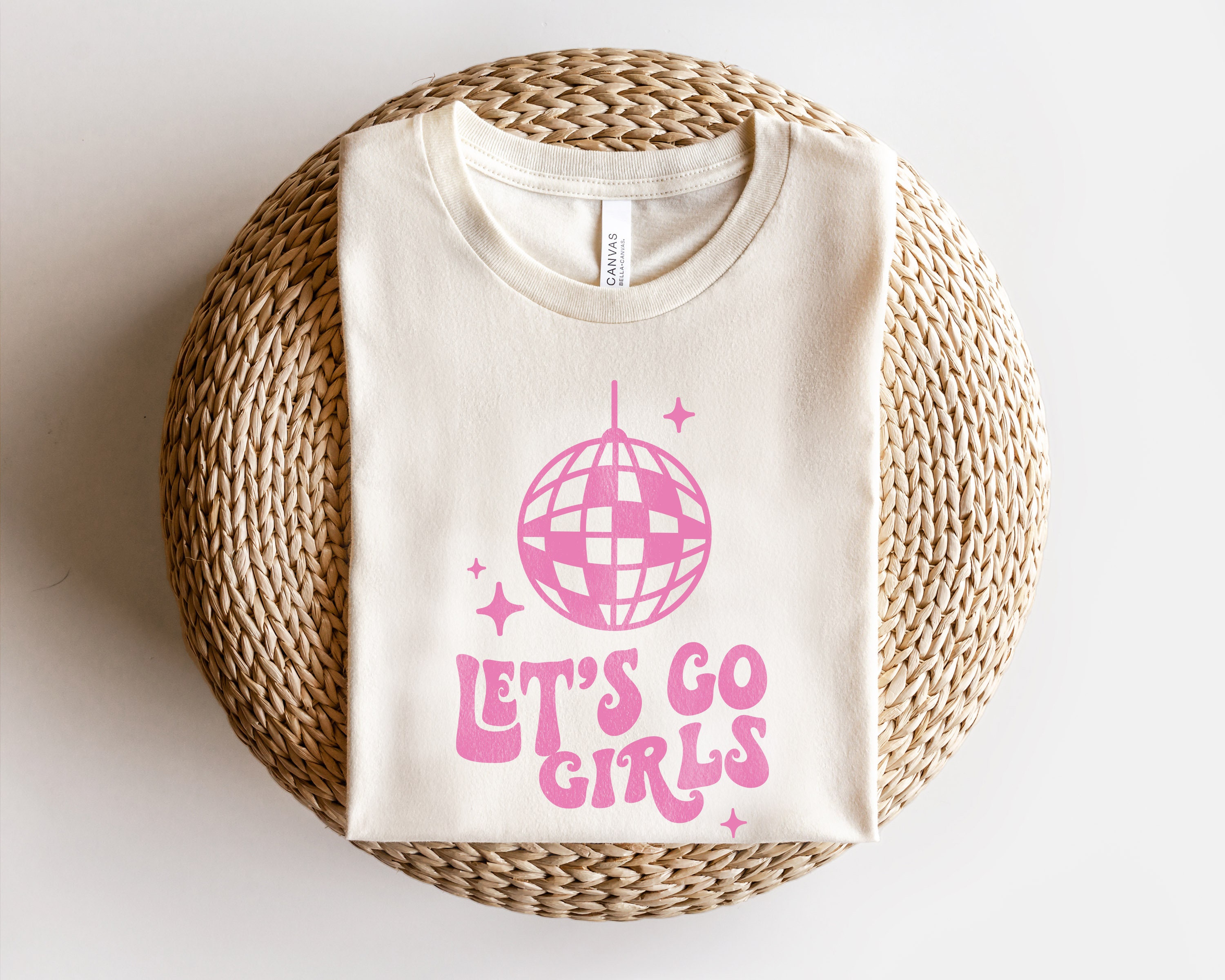 Let's Go Girls Svg Lets Go Girls Disco Ball Disco - Etsy