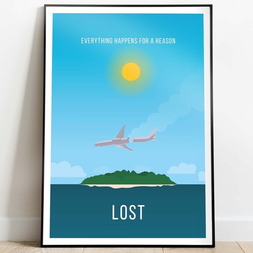 Lost TV Series Inspired Print Minimalist TV Poster / Print / | Etsy