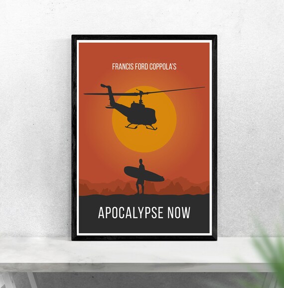 Apocalypse Now inspired print minimalist movie poster / print | Etsy
