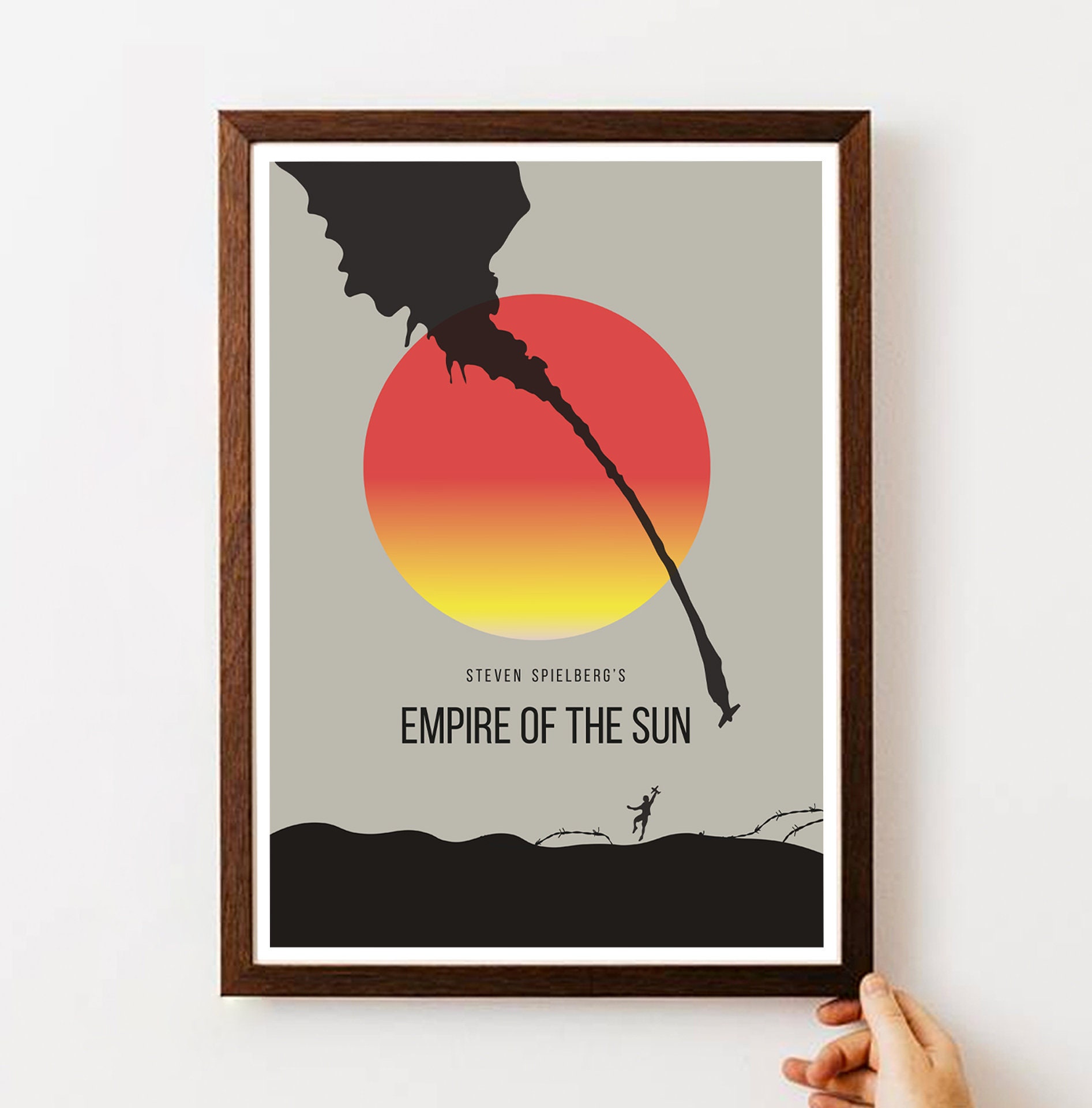 Empire of the Sun inspired print minimalist movie poster / | Etsy