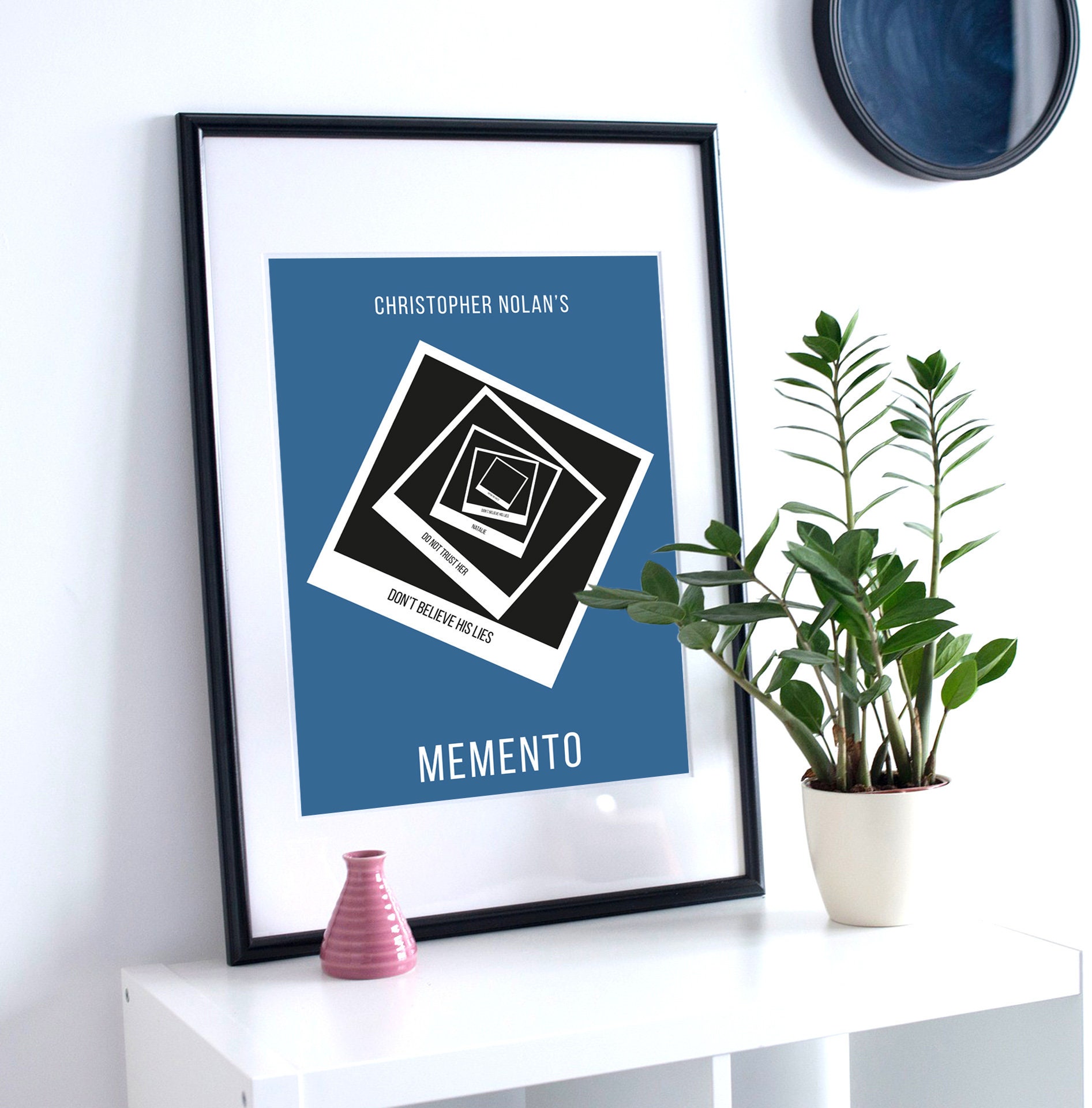 Memento Inspired Print Minimalist Movie Poster / Print / Gift | Etsy