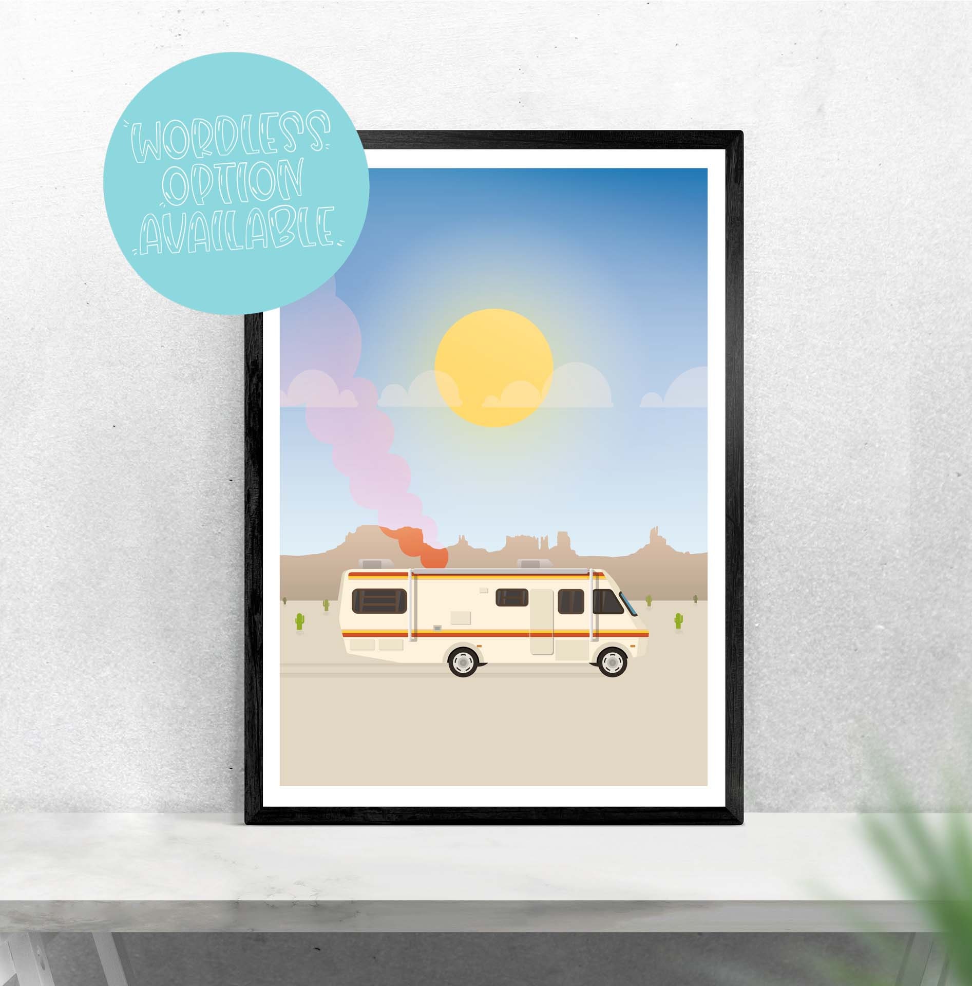Breaking Bad Rv Poster