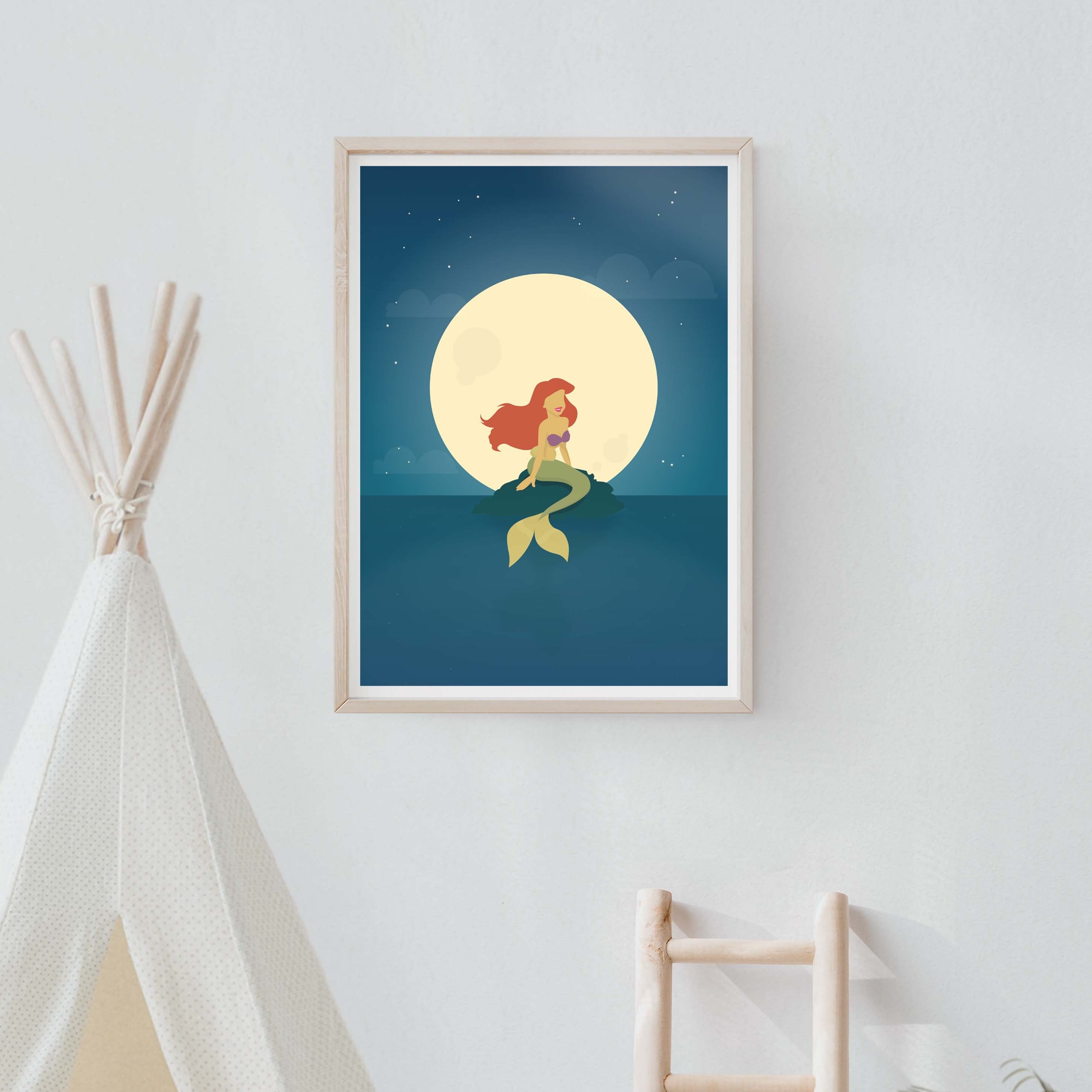 The Little Mermaid Movie Poster, Ariel Print Designed & Sold By ...