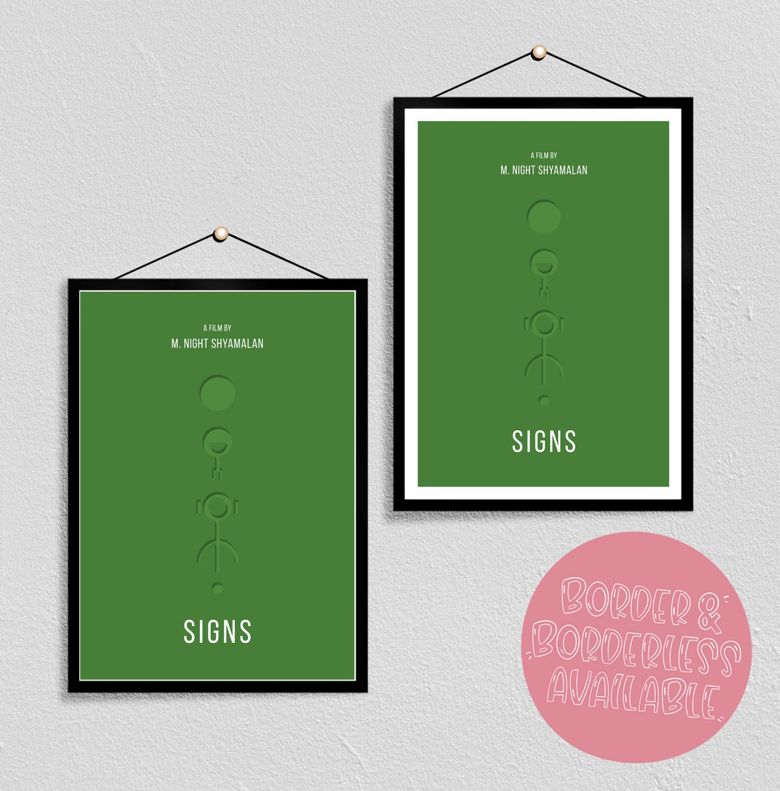 Signs Movie Poster Signs Print Minimalist Style Movie - Etsy