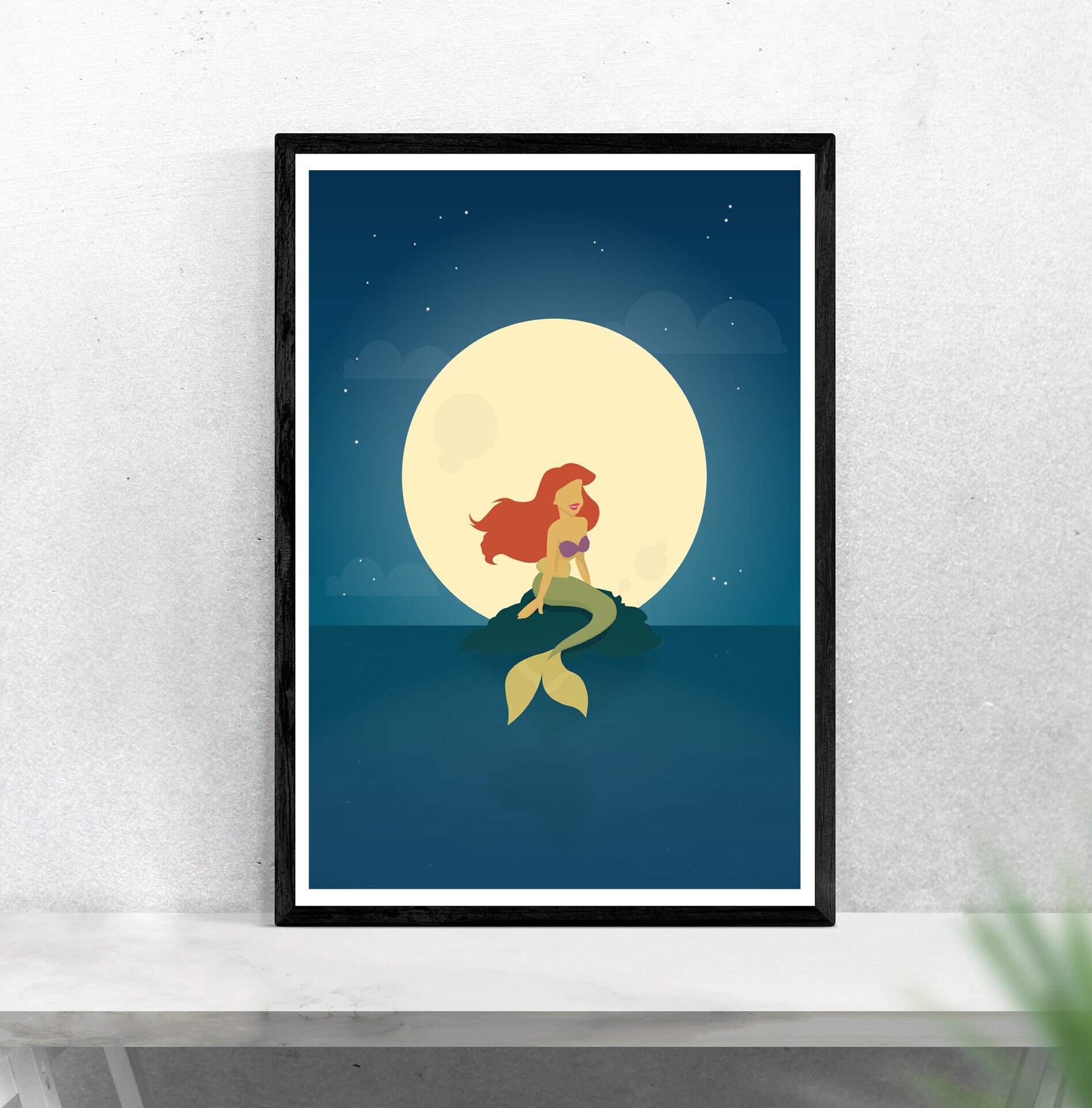 The Little Mermaid Movie Poster, Ariel Print Designed & Sold By ...
