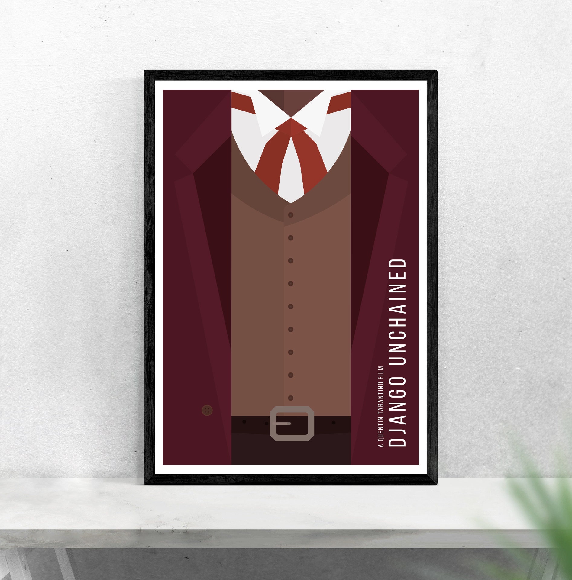 Django Unchained Movie Poster Django Unchained Film Print - Etsy UK
