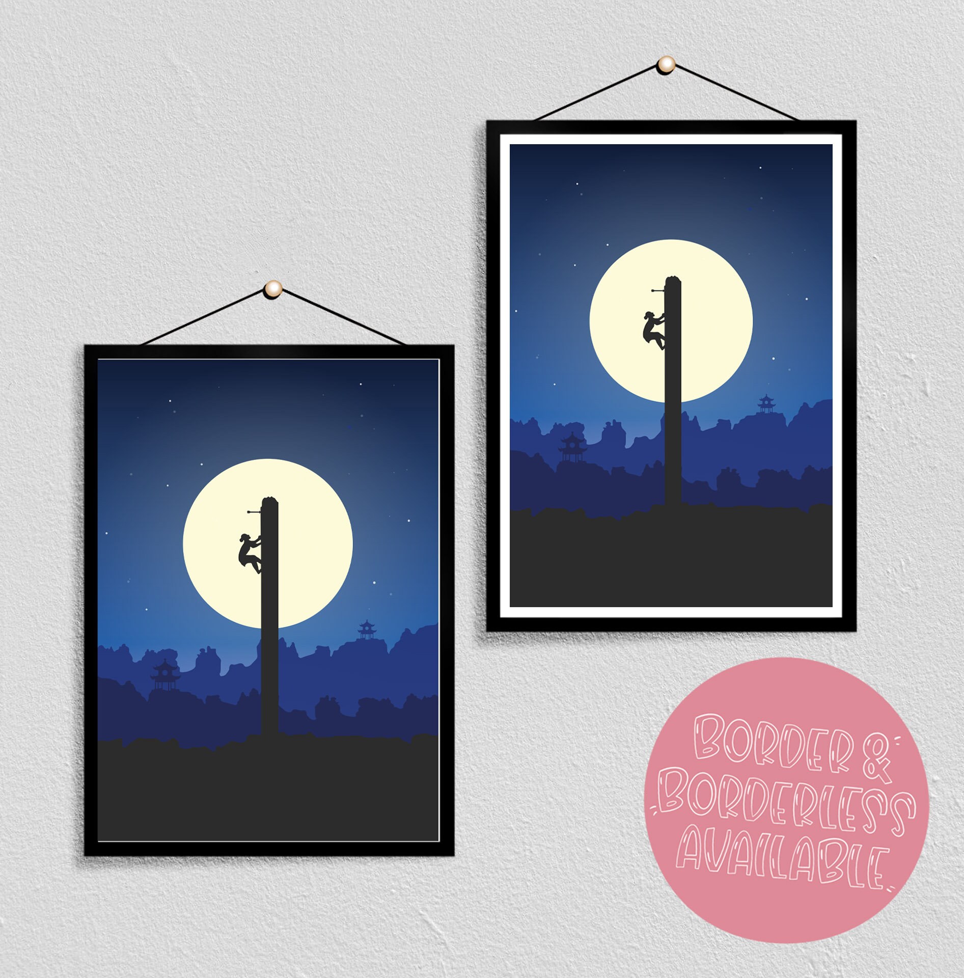 Mulan Wall Art Inspired Minimalist Movie Poster / Print / | Etsy UK