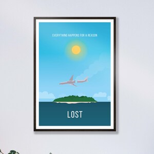 Lost TV Series Inspired Print Minimalist TV Poster / Print / Gift ...