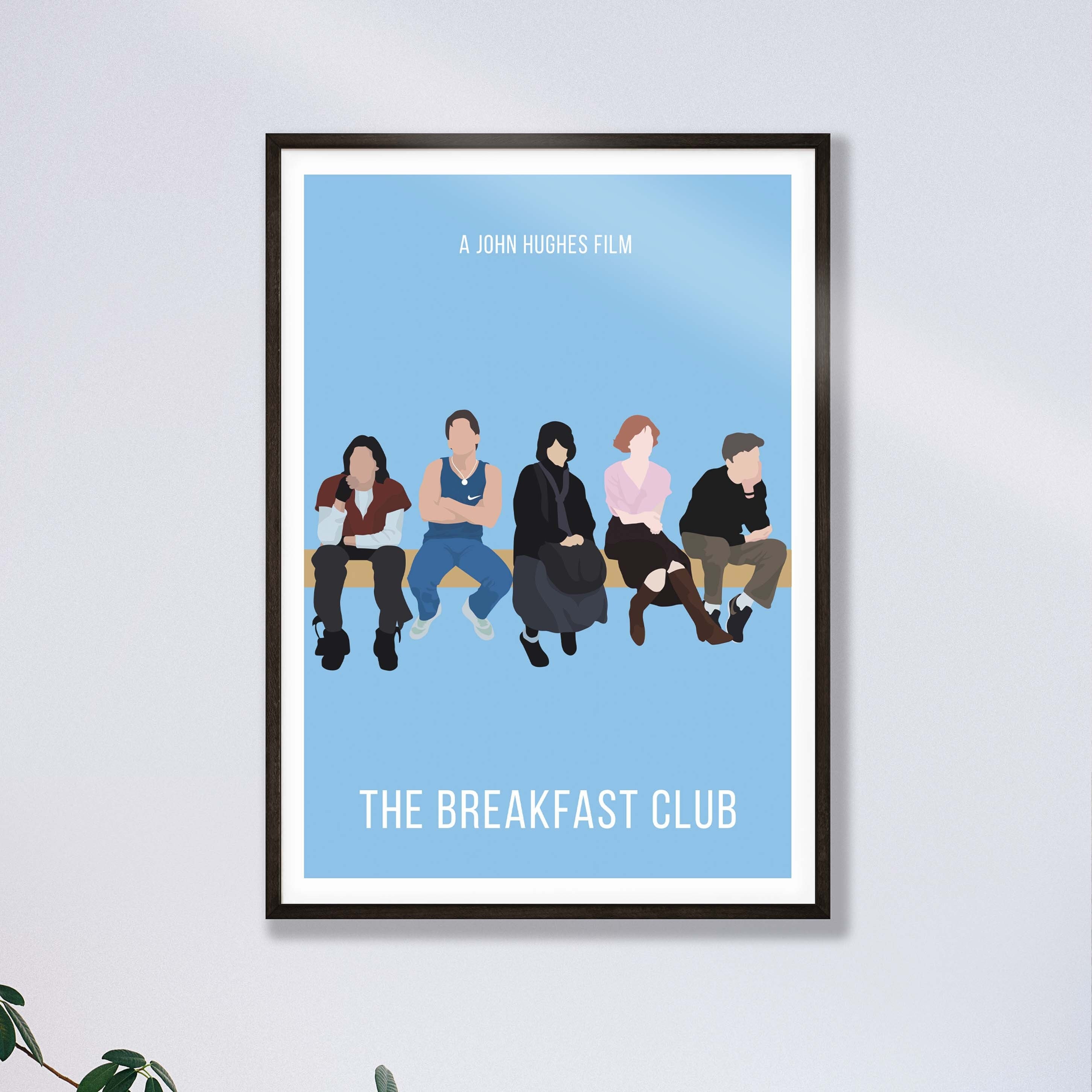 The Breakfast Club Movie Poster Film Print Breakfast Club - Etsy UK