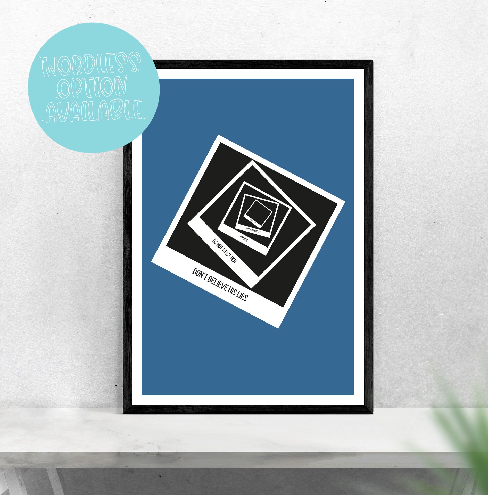 Memento Inspired Print Minimalist Movie Poster / Print / Gift | Etsy