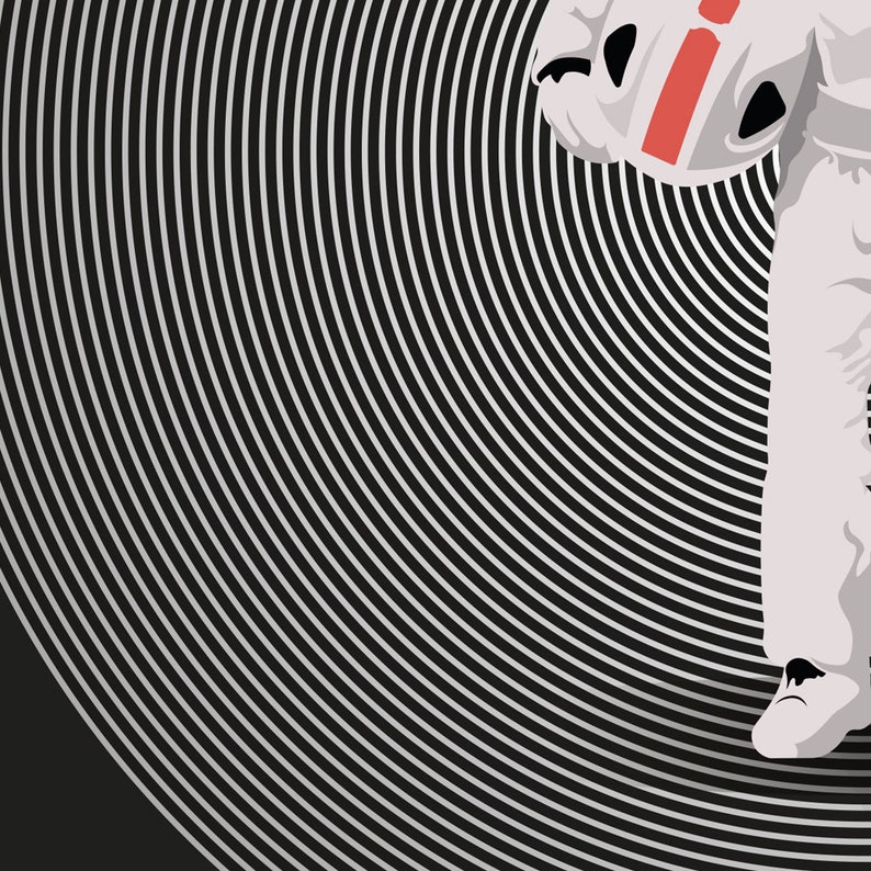 Moon Movie Print Minimalist Movie Poster Gift Duncan Jones | Etsy