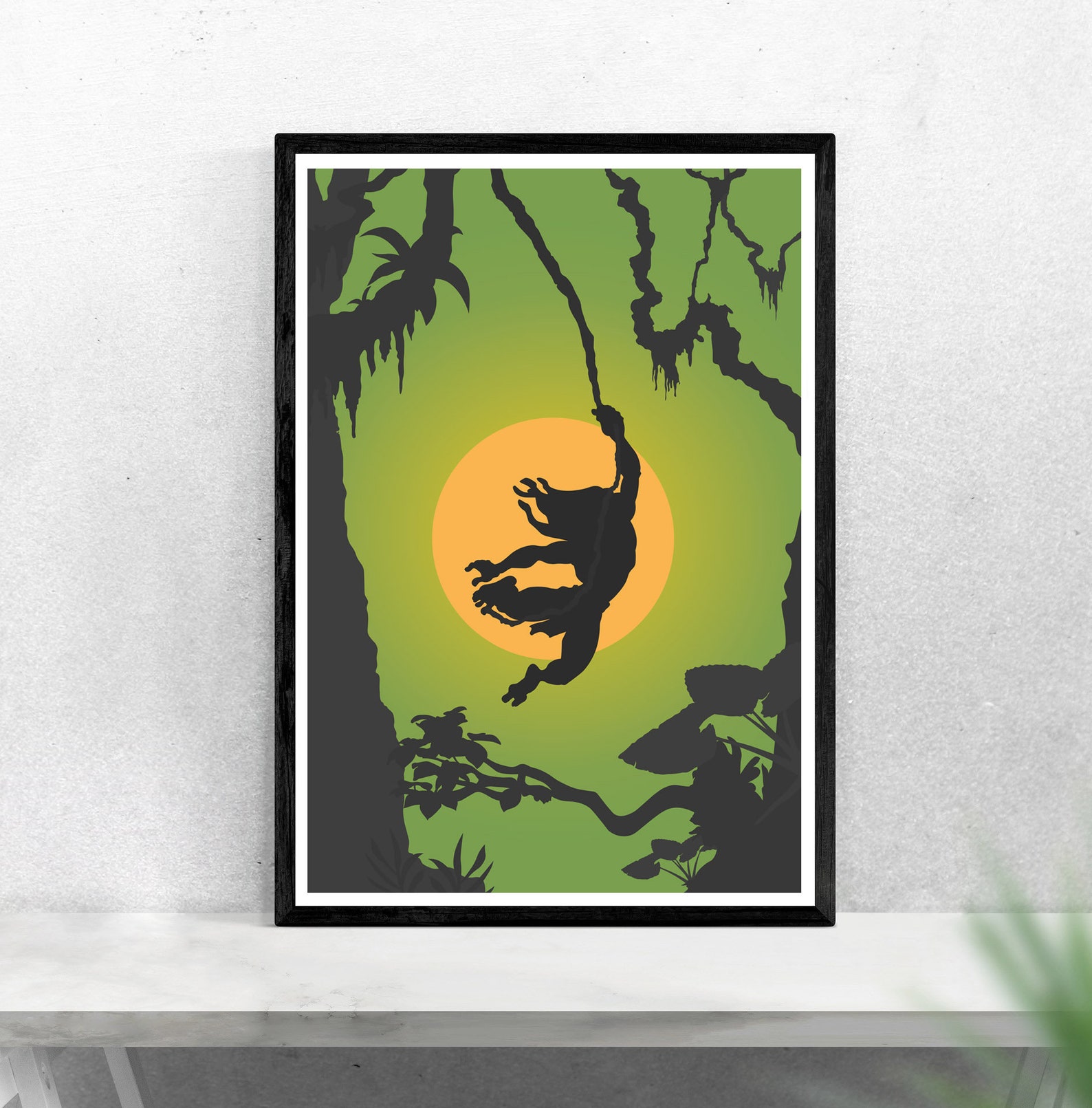 Tarzan Wall Art Inspired Minimalist Movie Poster / Print / Gift Tarzan ...