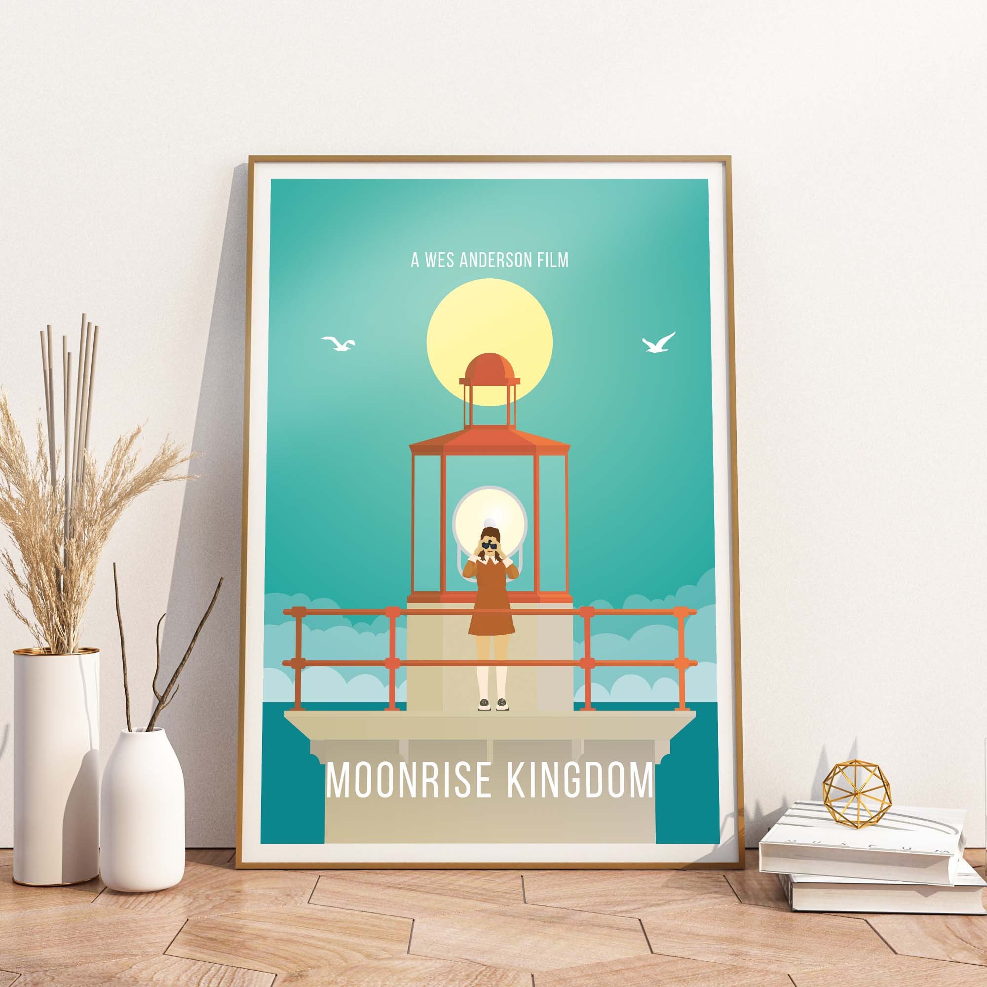Moonrise Kingdom Inspired Print Minimalist Movie Poster / - Etsy UK