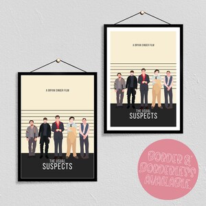 The Usual Suspects Inspired Print Minimalist Movie Poster / Print ...