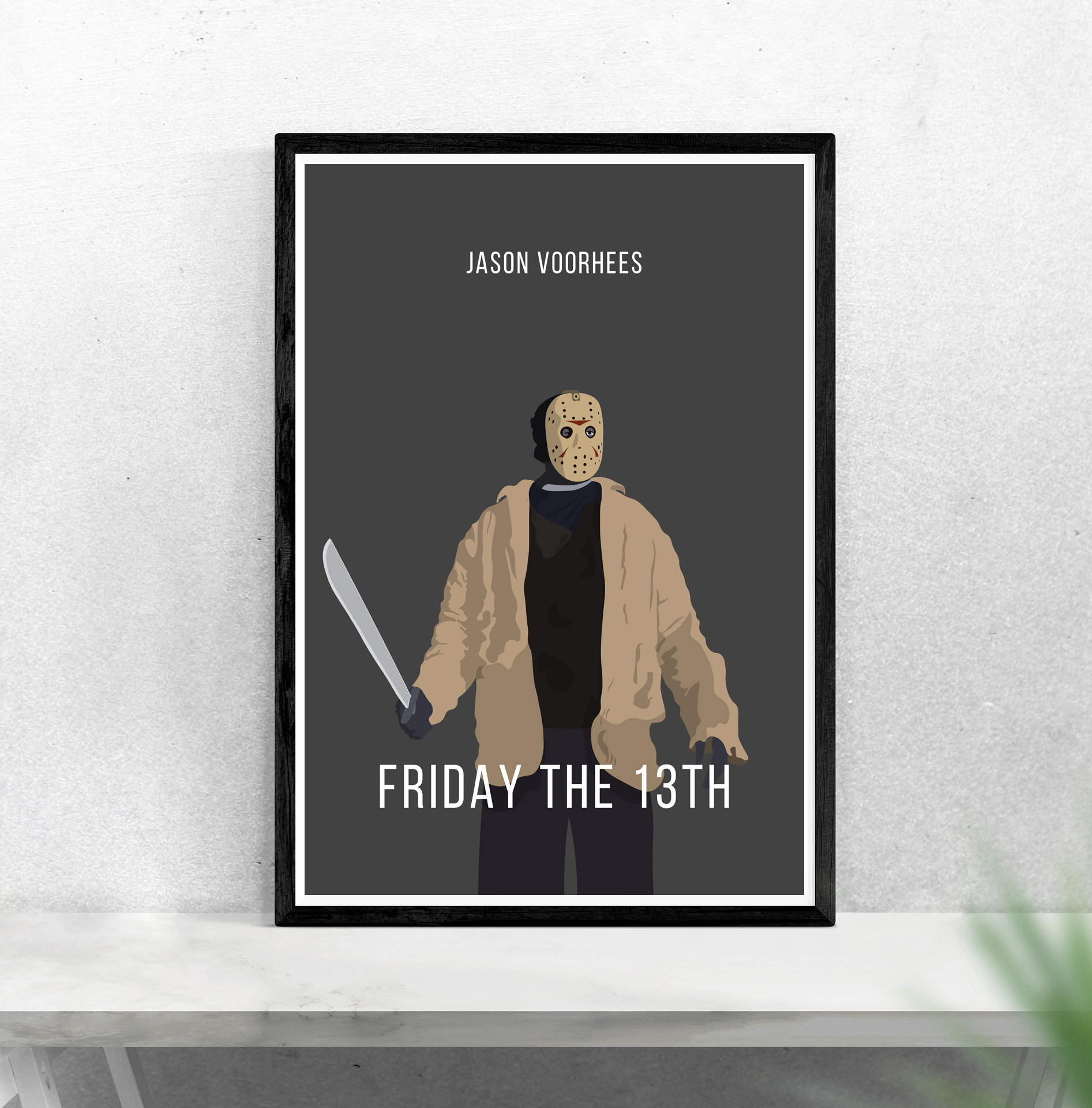 Print A3 Fan Art Jason Voorhees Digital Drawing & Illustration etna.com.pe