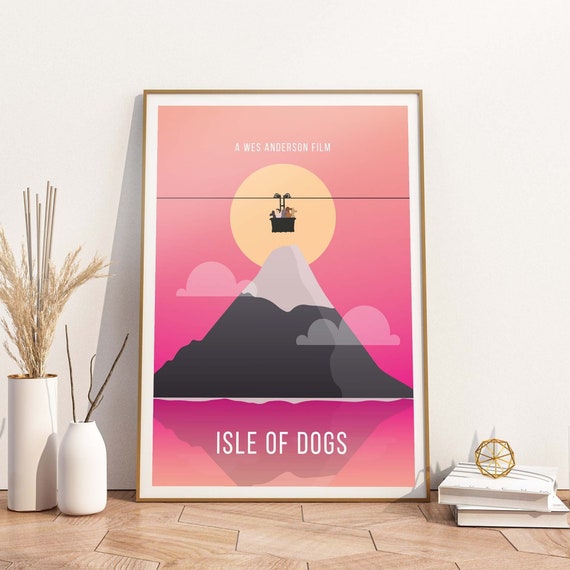 Isle of Dogs Movie Poster Isle of Dogs Print Minimalist | Etsy