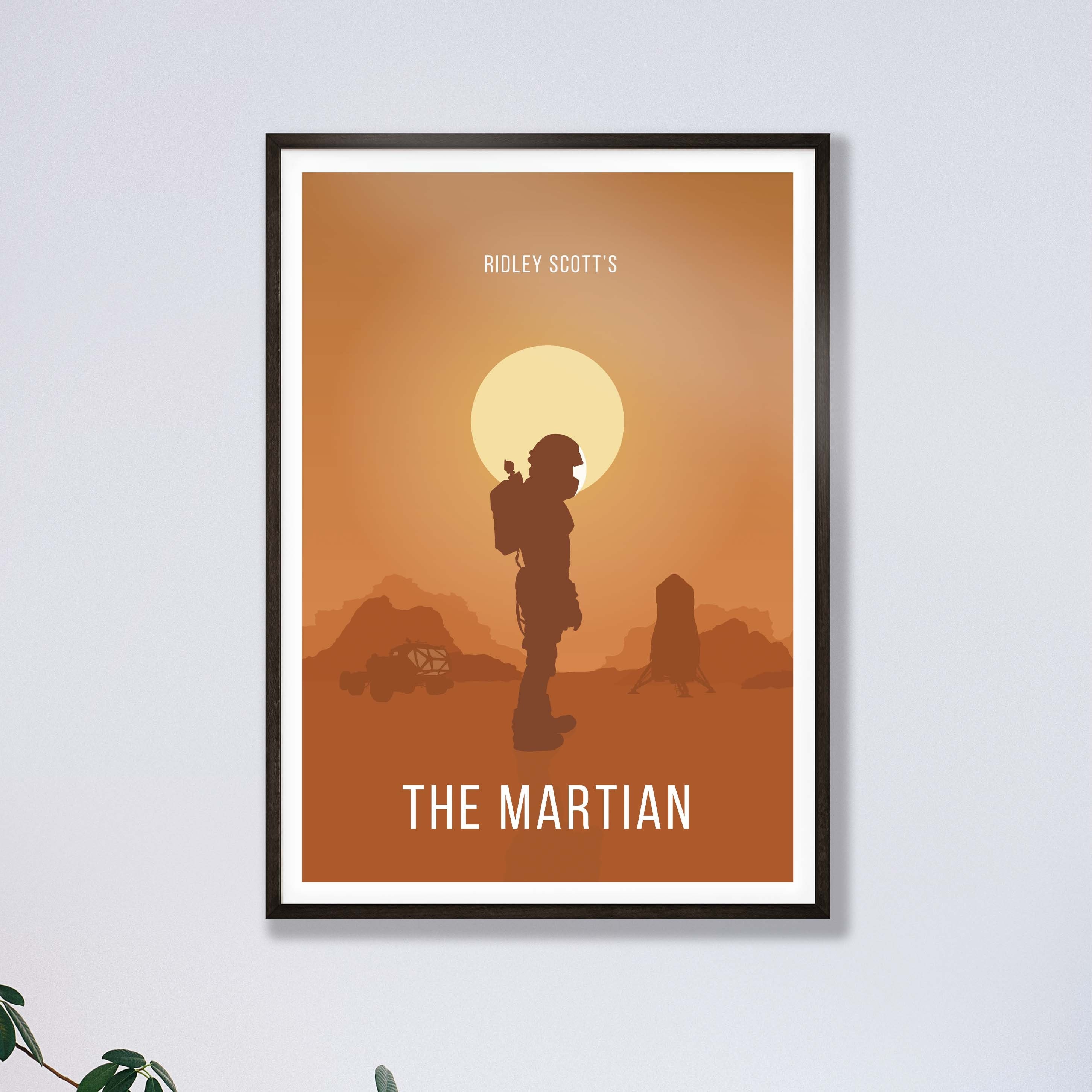 The Martian Inspired Print Minimalist Movie Poster / Print / - Etsy UK