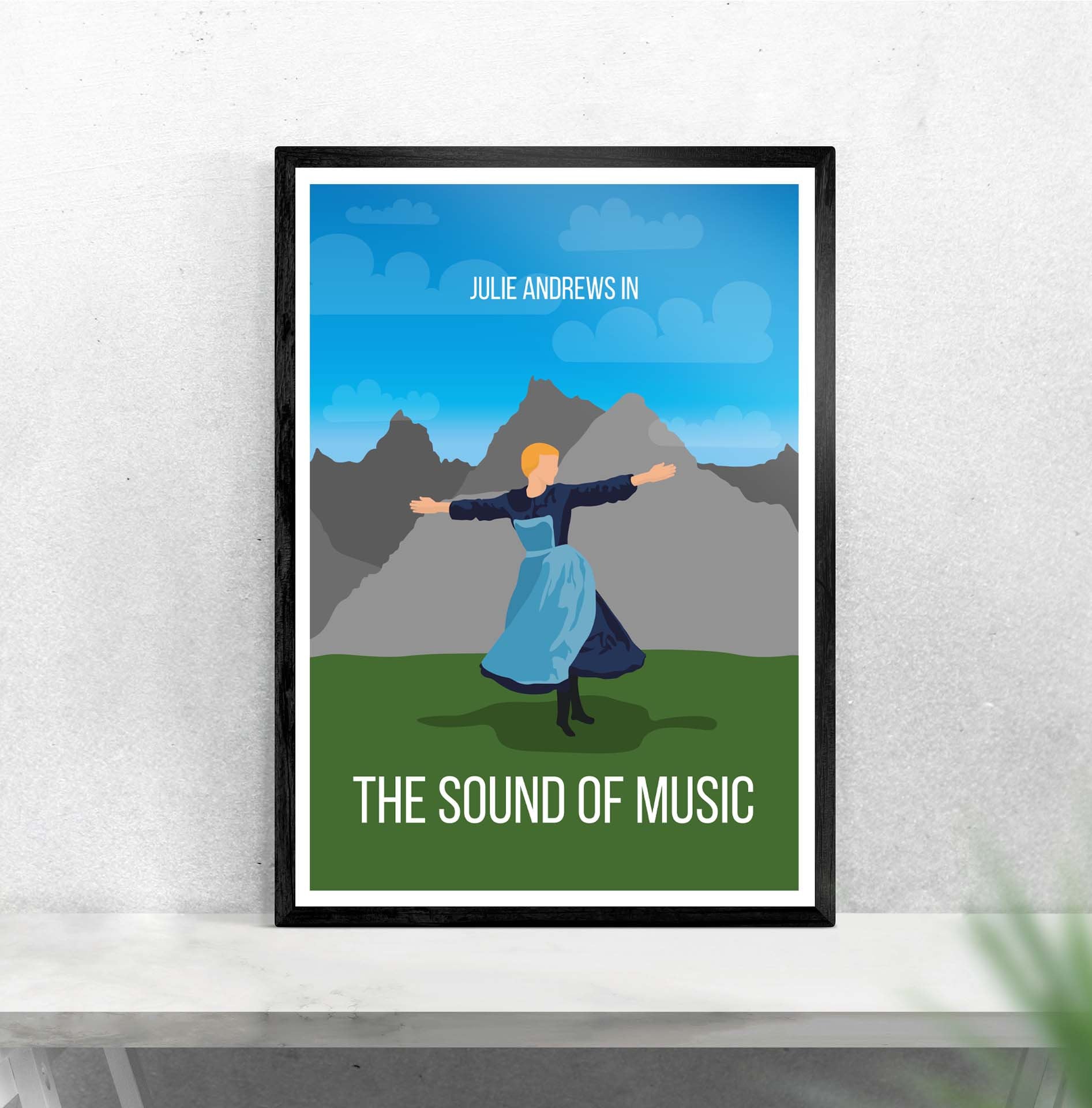 Prints 1965 The Sound of Music Classic Movie PosterMovie PosterPoster ...